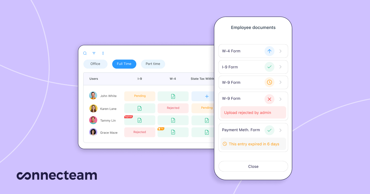 Employee Document Management System - Try it 100% Free | Connecteam