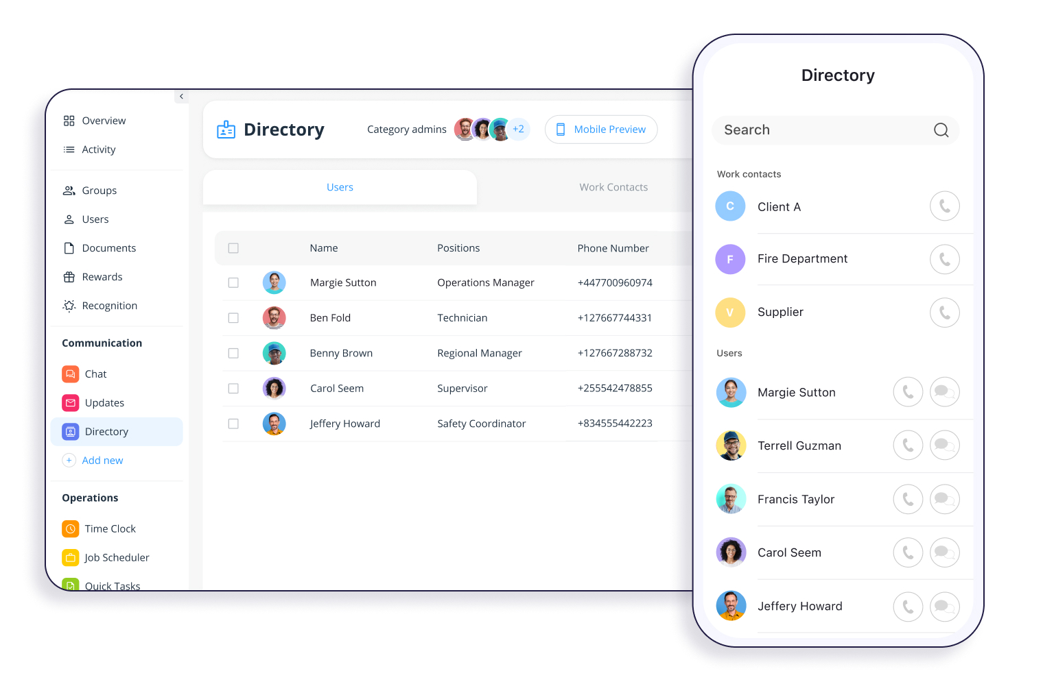 Employee Directory App - Try it 100% Free | Connecteam