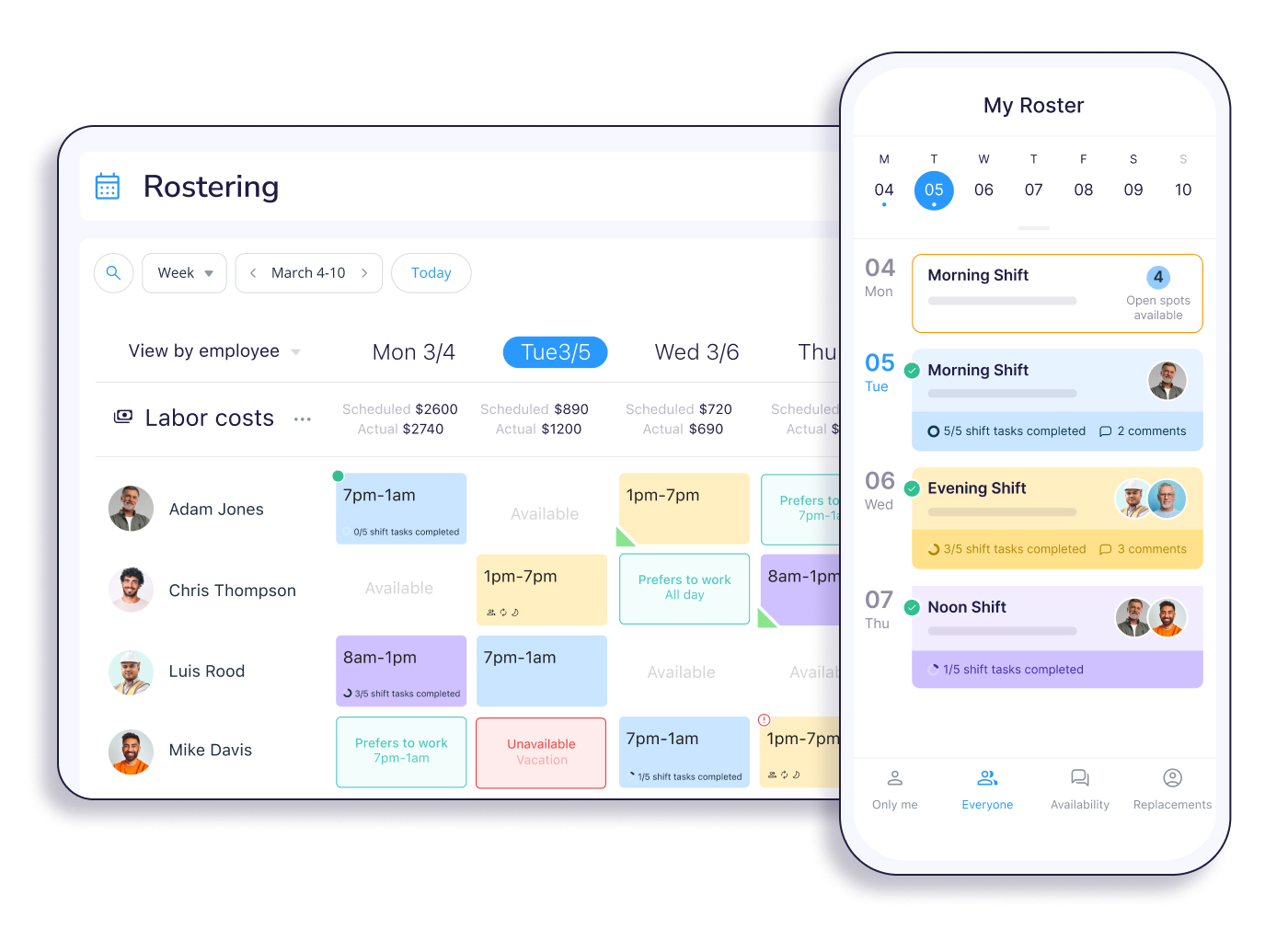 Employee Rostering App - Try it 100% Free | Connecteam Australia